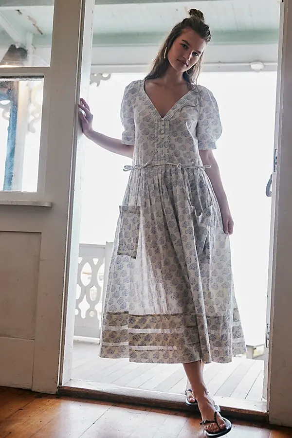 free people there she goes dress There She Goes Printed Maxi Slip by Intimately at Free People in Black, Size: S