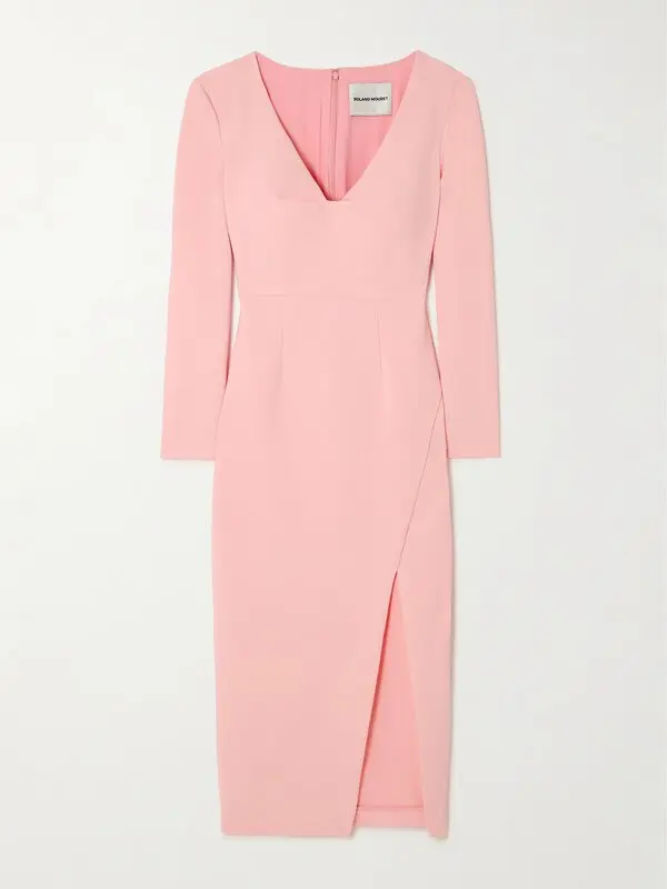 Roland Mouret Stretch-crepe Midi Dress