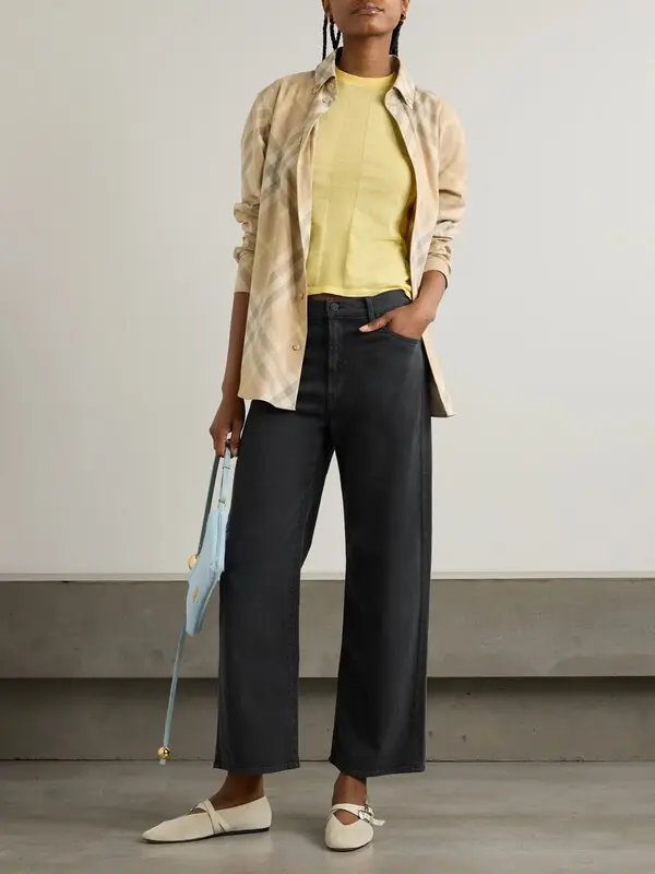 MOTHER The Dodger Ankle Boyfriend Jeans