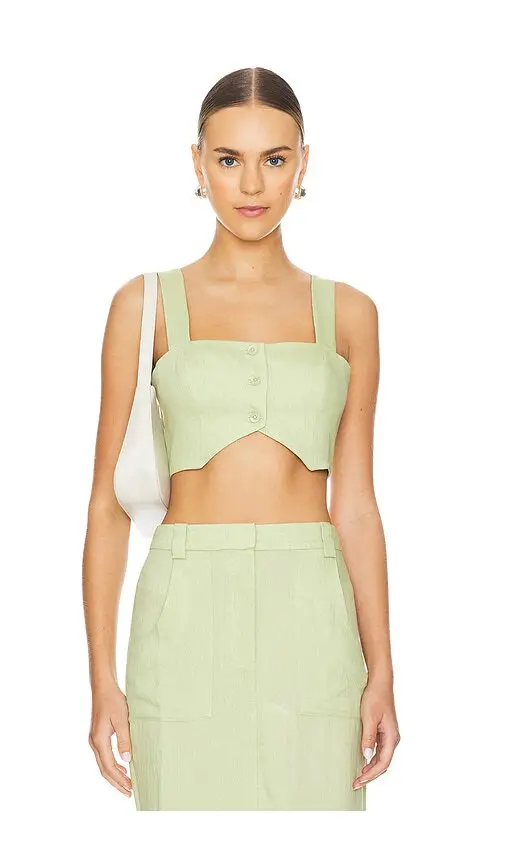 Amanda Uprichard Royston Crop Top