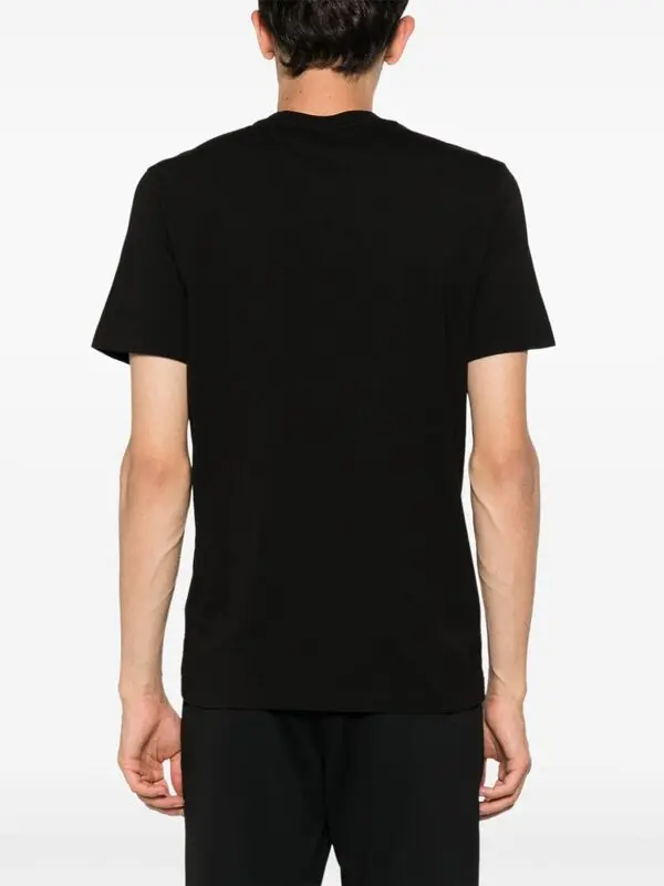 Moncler Logo-patch Cotton T-shirts - White