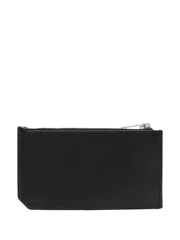 Saint Laurent Logo-stamp Card Holder - Black