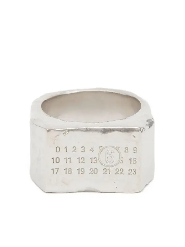 Maison Margiela Geometric Ring - Silver | Editorialist
