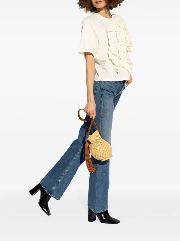 Ulla Johnson Aris Ruffle-detail T-shirt