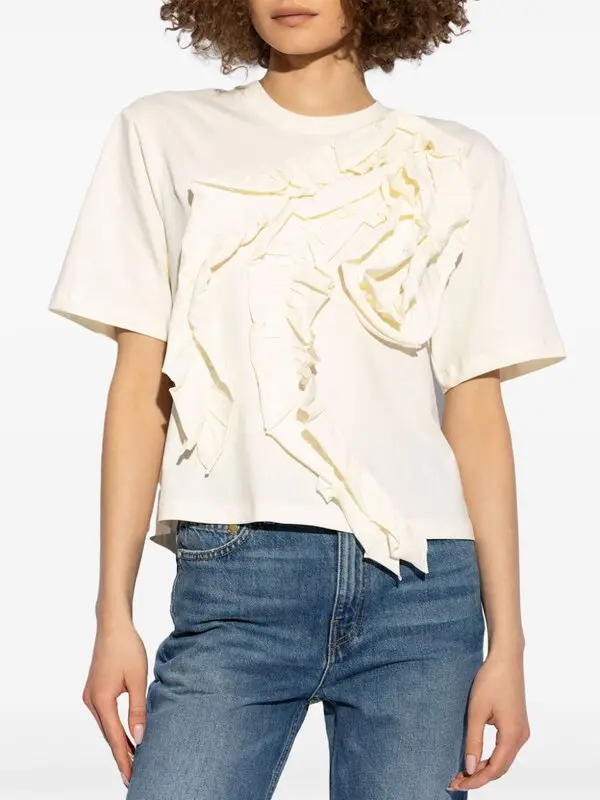 Ulla Johnson Aris Ruffle-detail T-shirt