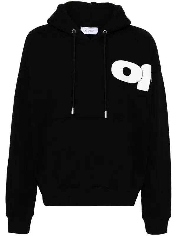 Off-White Shared Logo Cotton Hoodie