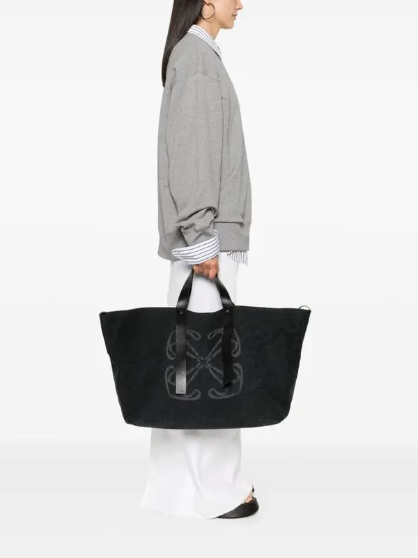 Off-White Large Denim Tote Bag