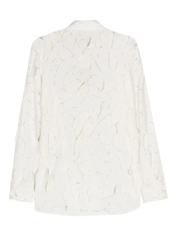 POST ARCHIVE FACTION Cut-out Detail Long-sleeve Shirt