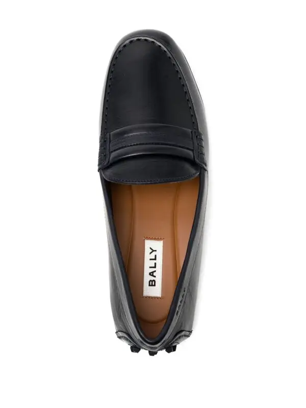 Bally Kerbs Leather Loafers - Blue