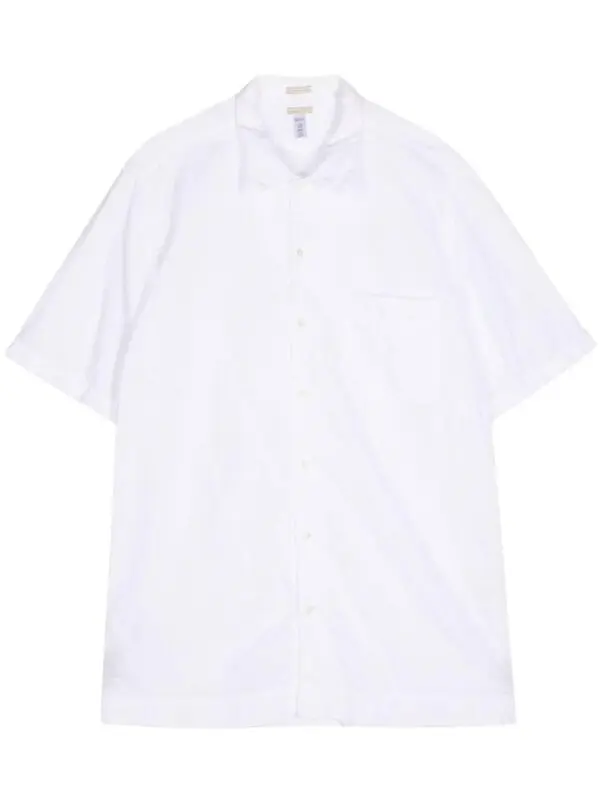 Massimo Alba Venic Cotton Shirt - White