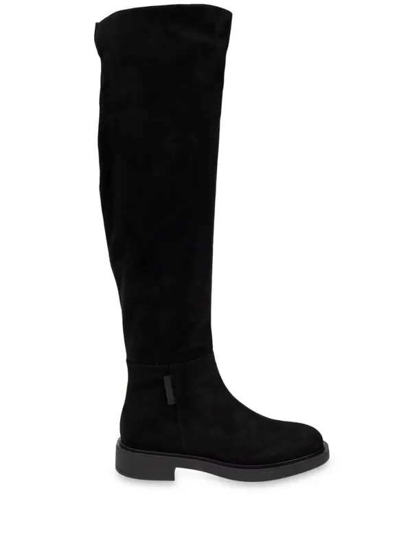 GIANVITO ROSSI Lexington Leather Boots - Black