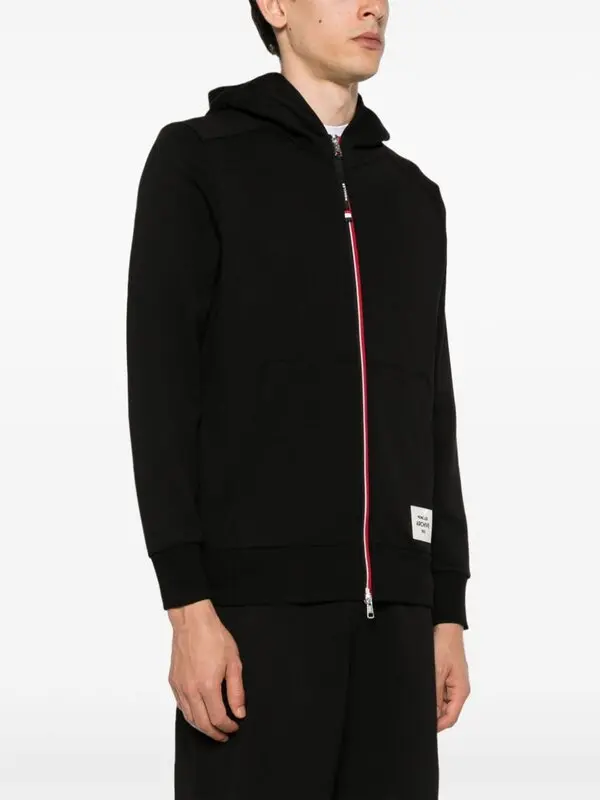 Moncler Appliqué Logo Zip Hoodie