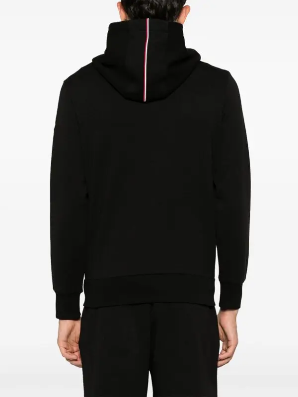 Moncler Appliqué Logo Zip Hoodie