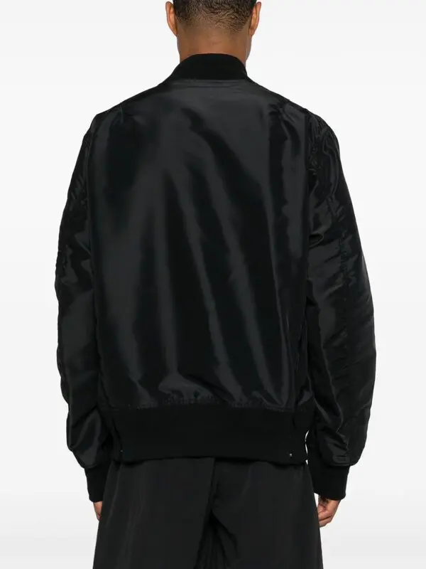 Sacai Zip-up Bomber Jacket - Black
