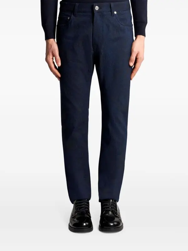 Etro Slim-cut Jacquard Jeans