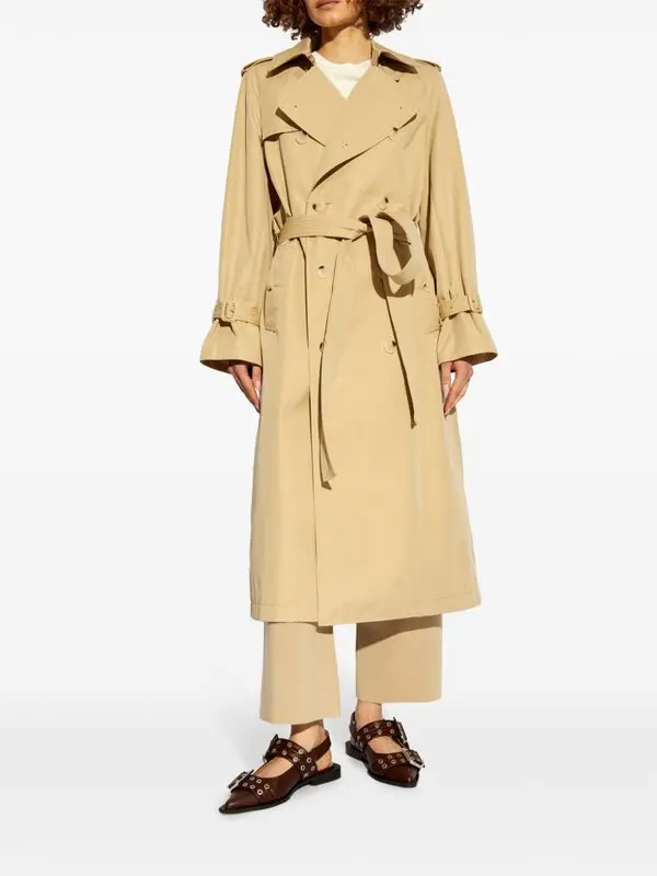 Kenzo Cut-out Double-breasted Trench Coat