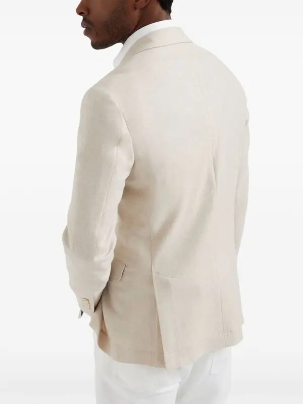 Brunello Cucinelli Single-breasted Wool Blazer