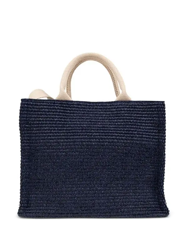Marni Raffia Tote Bag - Blue