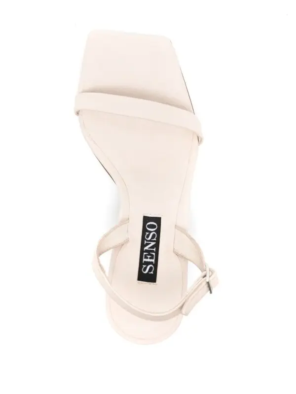 Senso Helena Leather Sandals - Neutrals