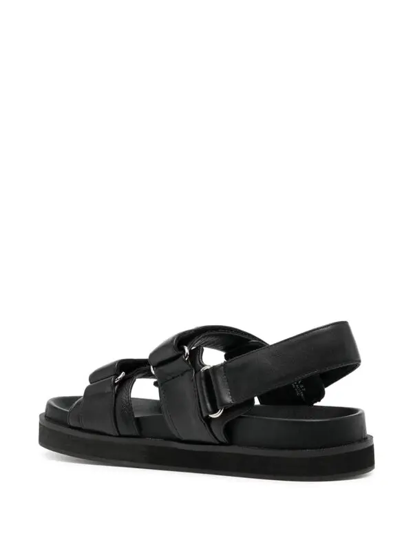 Senso Zina Leather Sandals - Black