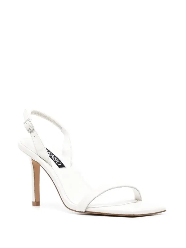 Senso Helena Leather Sandals - White