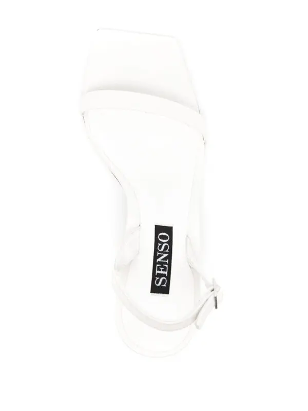 Senso Helena Leather Sandals - White
