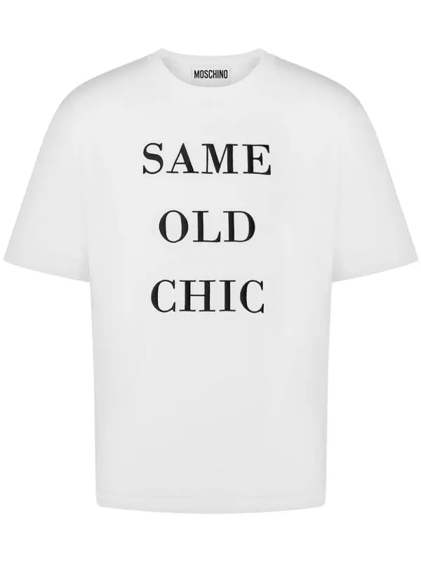 Moschino Graphic-print Cotton T-shirt