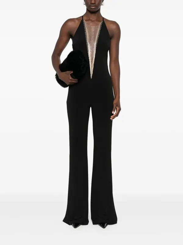 NISSA Plunging V-neck Jumpsuit
