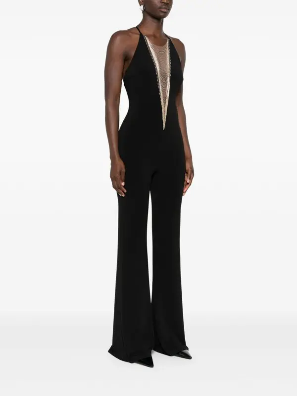 NISSA Plunging V-neck Jumpsuit