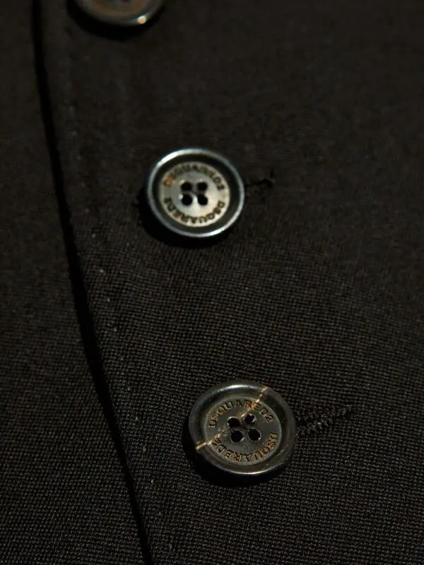 Dsquared2 V-neck Wool Dress