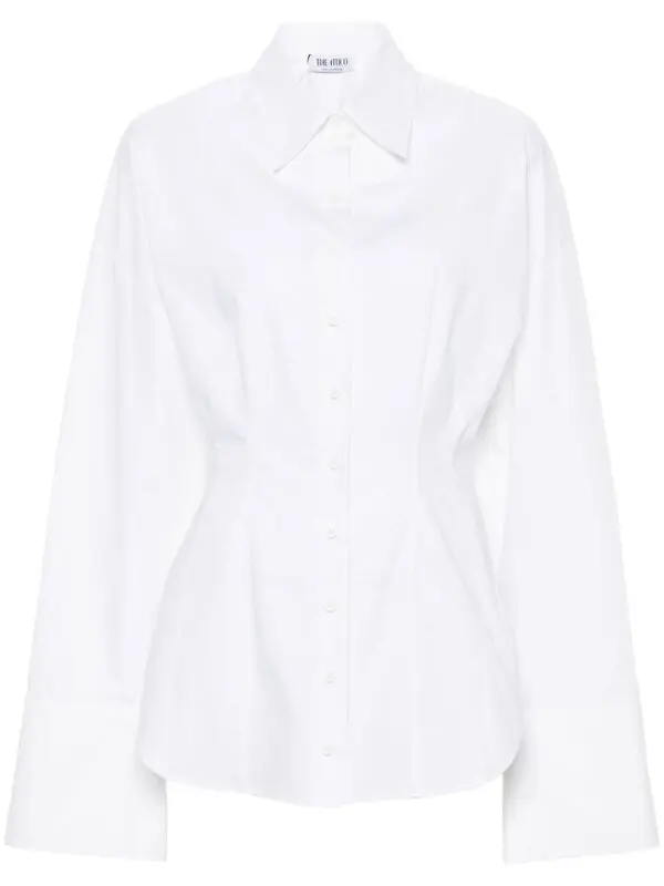 Attico Cotton Poplin Shirt - White