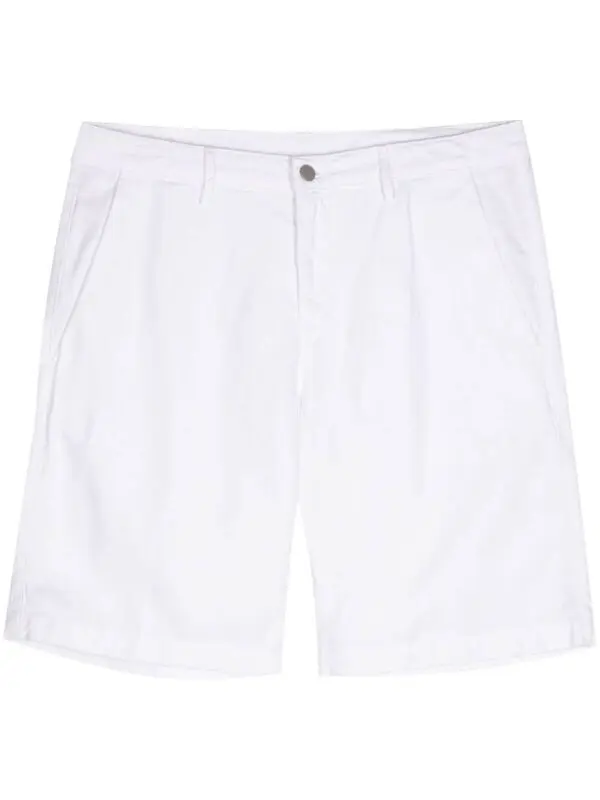 Massimo Alba Vela Pleat-detail Shorts - White