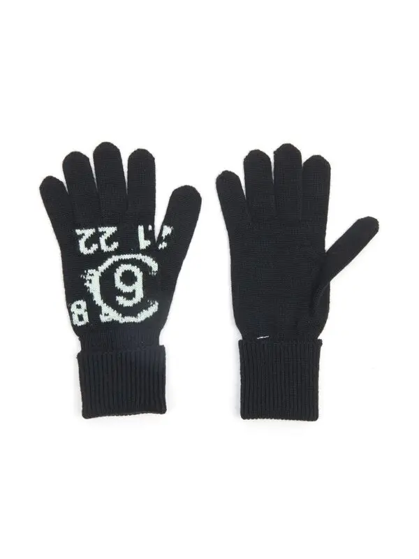 MAISON MARGIELA Numeric Wool Gloves