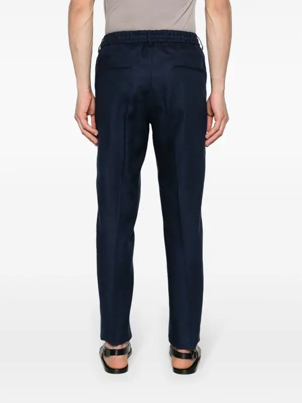 Tagliatore Newman Tapered Trousers - Blue