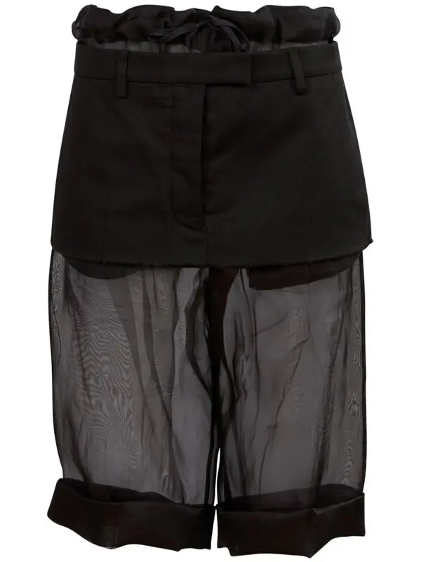 MAISON MARGIELA Deconstructed Layered Midi Skirt