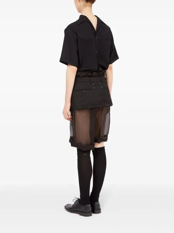 MAISON MARGIELA Deconstructed Layered Midi Skirt