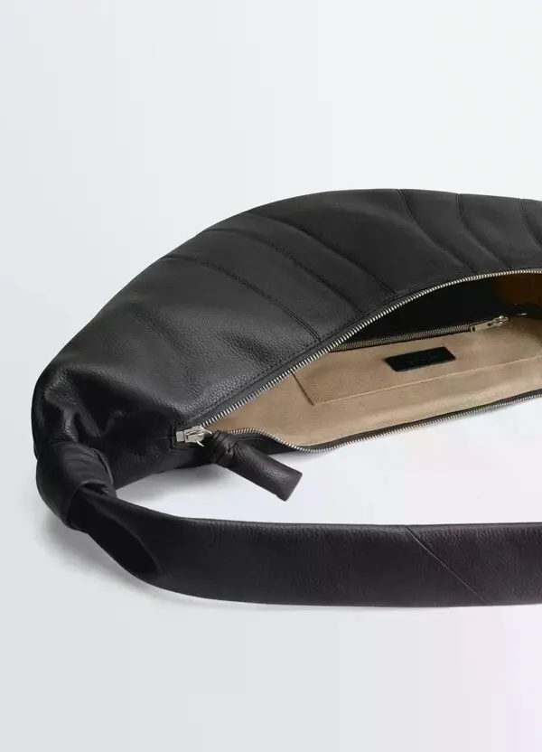 LEMAIRE Croissant Shoulder Bag - Black