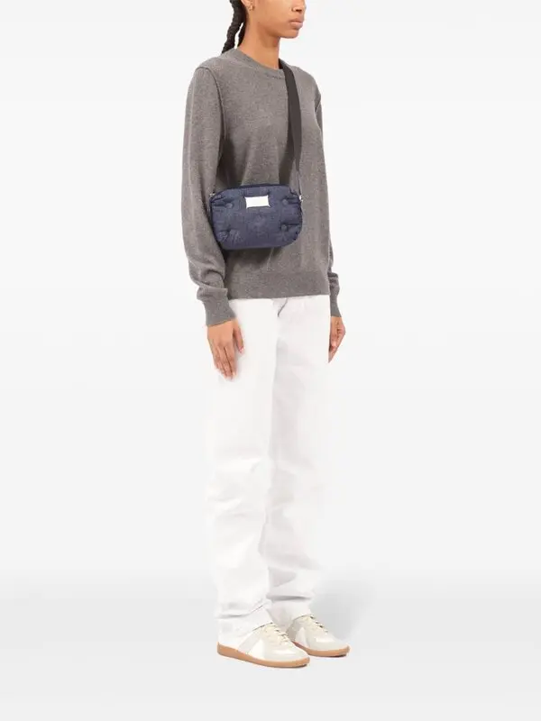 MAISON MARGIELA Glam Slam Denim Camera Bag - Blue