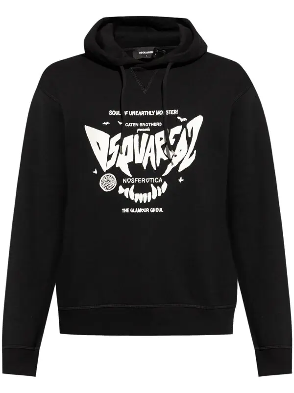 Dsquared2 Cotton Hoodie With Logo