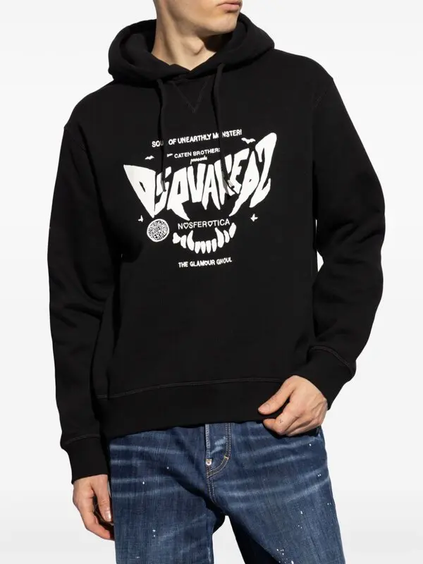 Dsquared2 Cotton Hoodie With Logo
