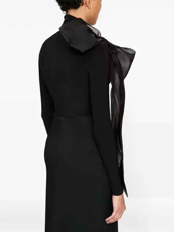 ATU BODY COUTURE Bow-detail Blouse - Black