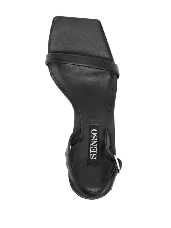 Senso 40mm Helena Leather Sandals - Black