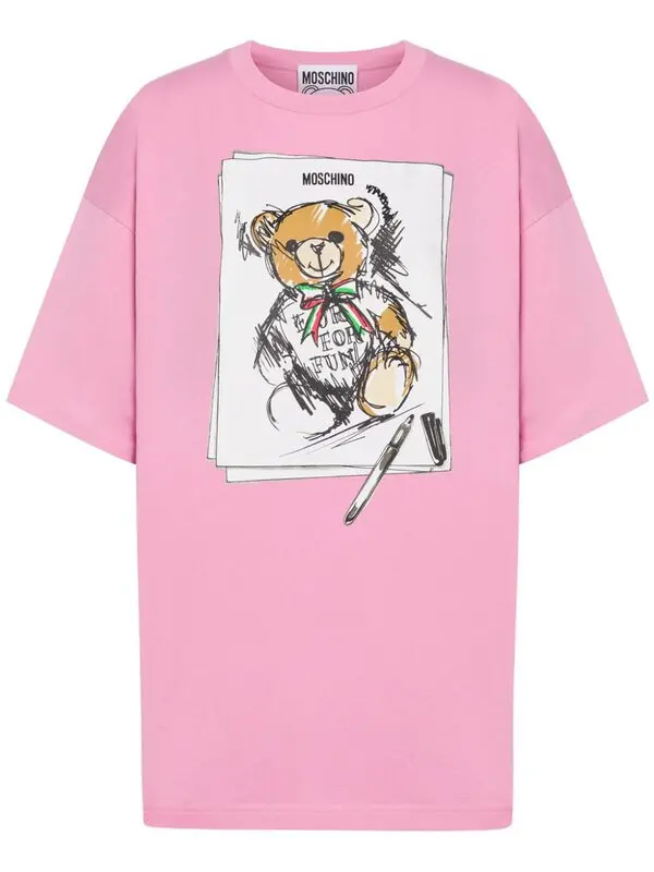 Moschino Teddy Bear Cotton T-shirt