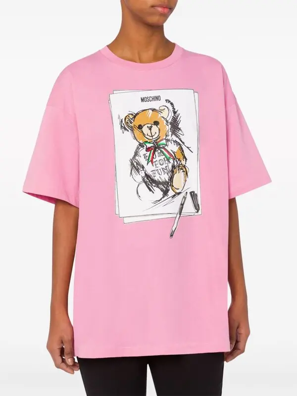 Moschino Teddy Bear Cotton T-shirt