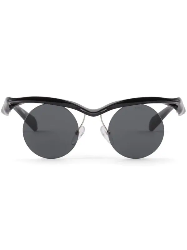 Prada Round Sunglasses - Black