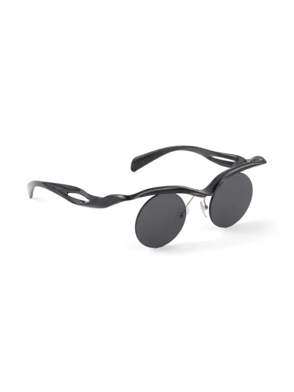 Prada Runway Round-frame Sunglasses - Black