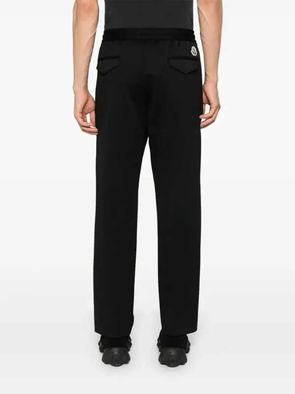Moncler Logo-patch Drawstring Tapered Trousers