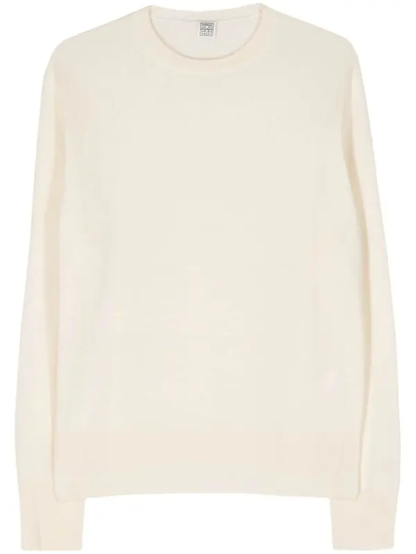 TOTEME Crew-neck Cashmere Jumper - Neutrals