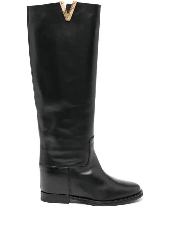 VIA ROMA 15 Knee-high Leather Boots