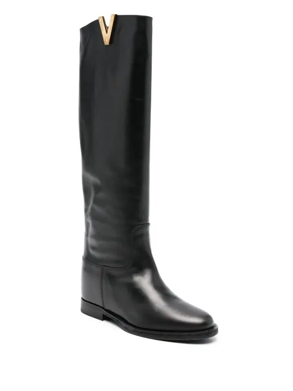VIA ROMA 15 Knee-high Leather Boots